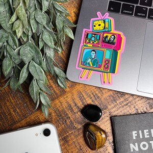 Horror Art Sticker TV Sticker Decal Classic Horror Stickers - Etsy