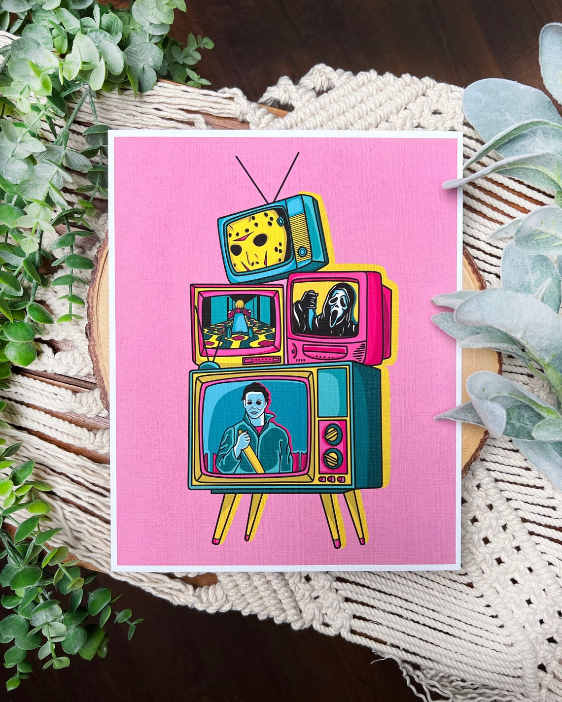 Horror Art Print Horror Gifts Horror Decor Pop Art Print - Etsy