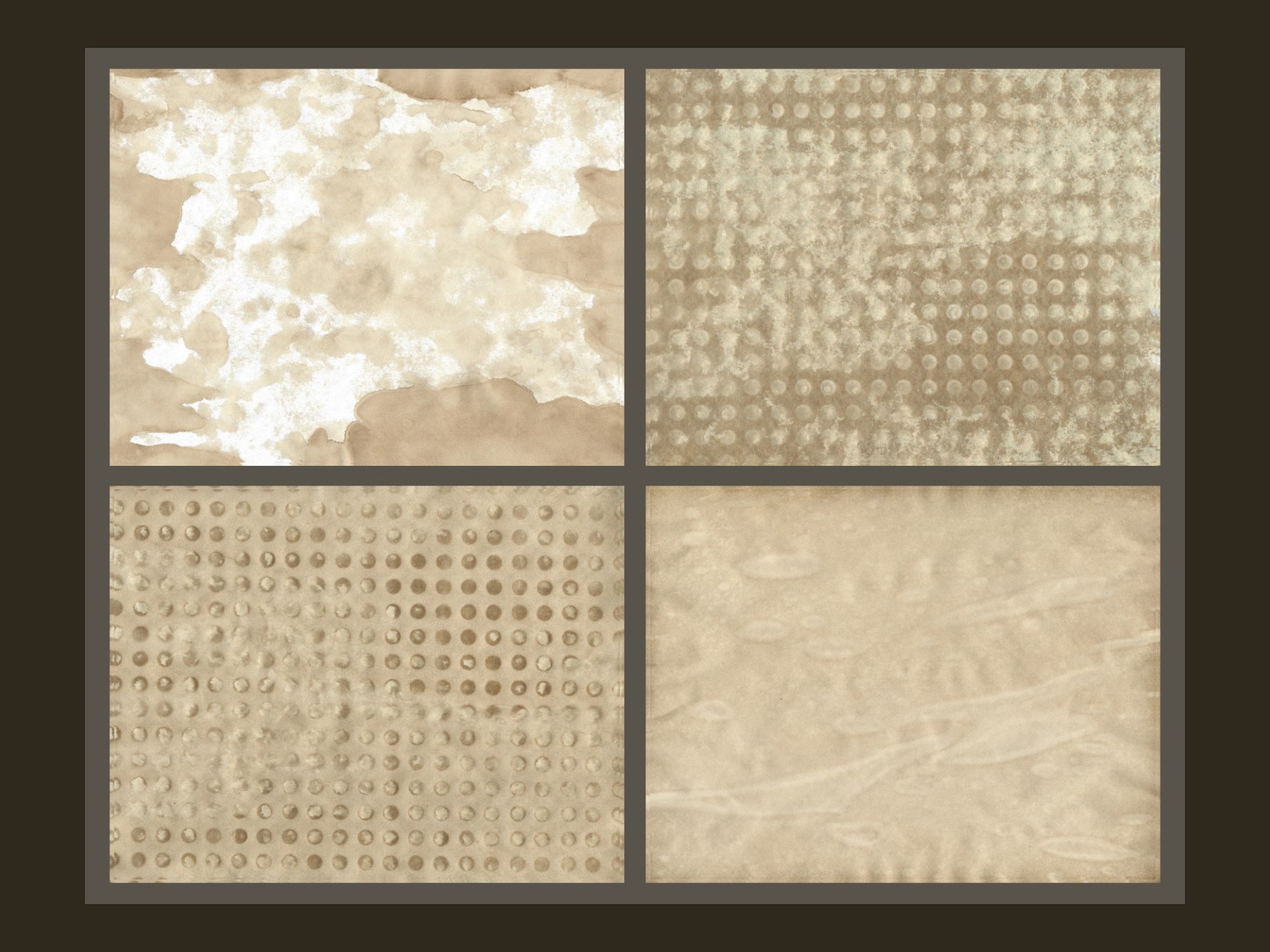 Tea & Coffee Stained Digital Papers Dyed Backgrounds Aged - Etsy