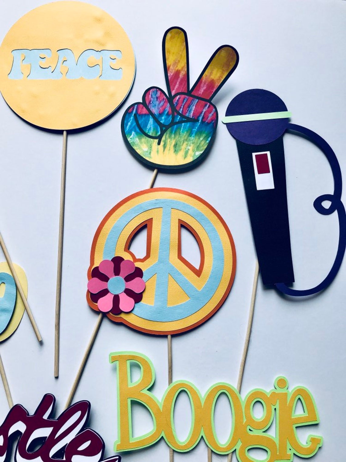 70's Style Photo Props - Etsy