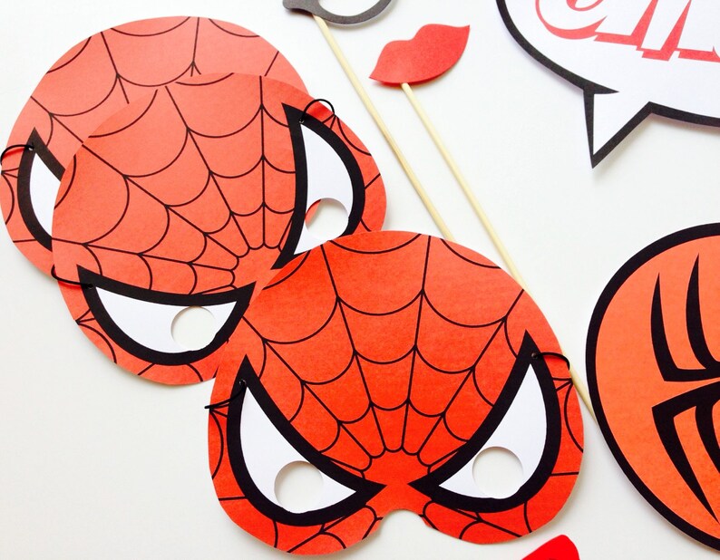 Spider Man Photo Props - Etsy
