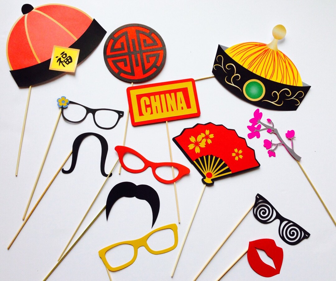 Chinese Party Photo Props - Etsy