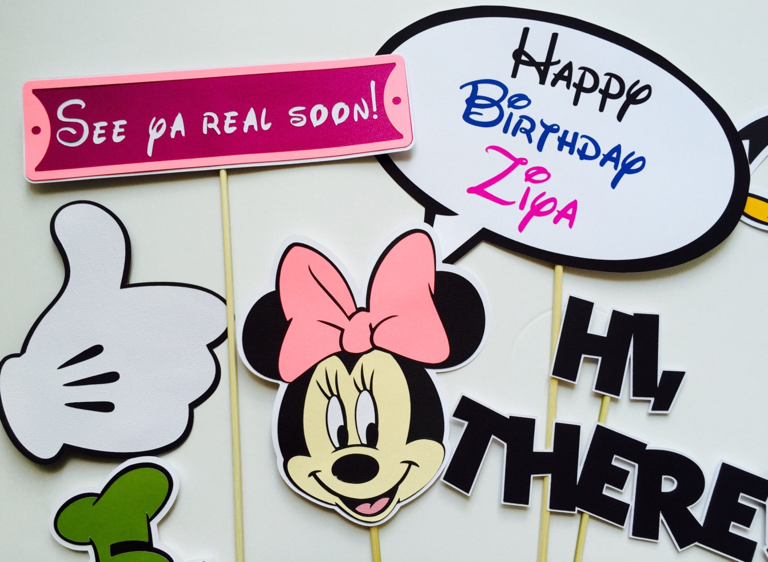 New Mickey and Friends Props - Etsy