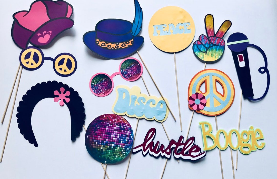 70's Style Photo Props - Etsy