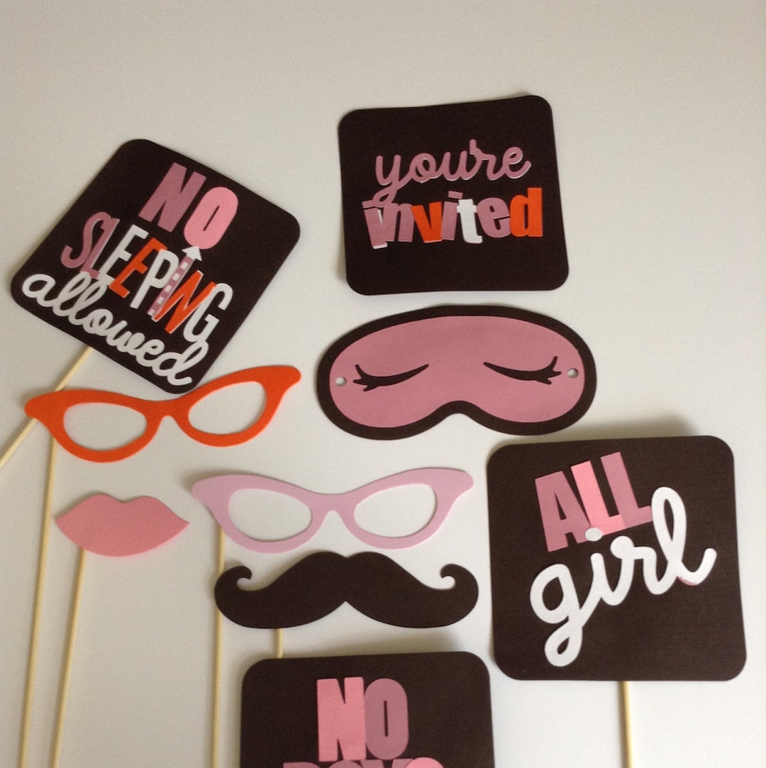 Slumber Party Props - Etsy