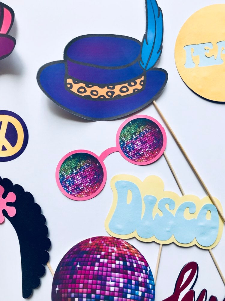70's Style Photo Props - Etsy