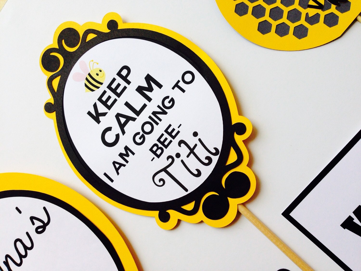 Bee Party Photo Props - Etsy