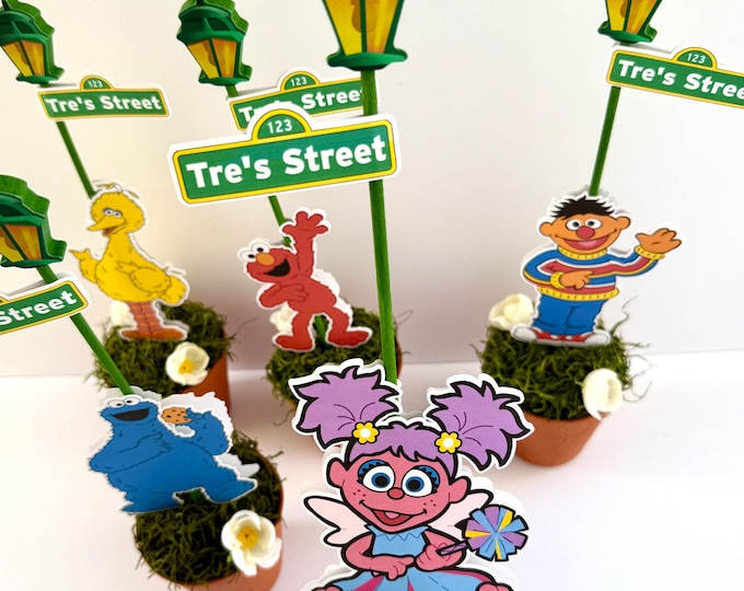 Sesame Street Centerpiece - Party Favors - Etsy