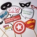Super Hero Photo Booth Props - Etsy