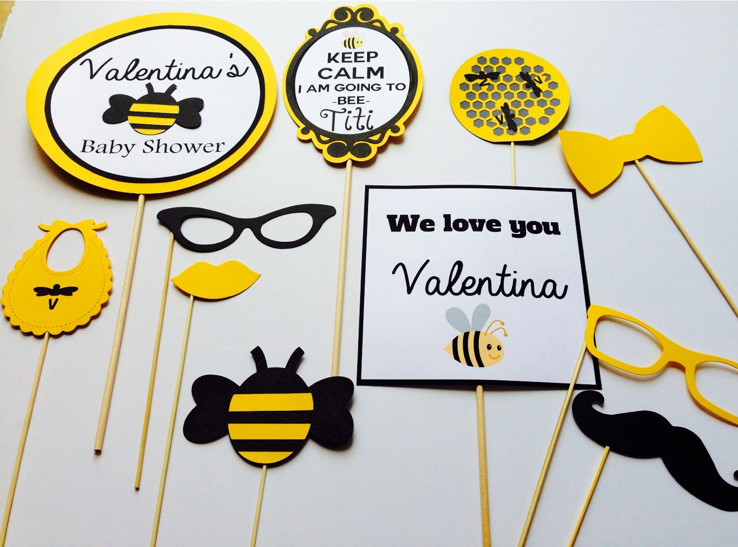 Bee Party Photo Props - Etsy