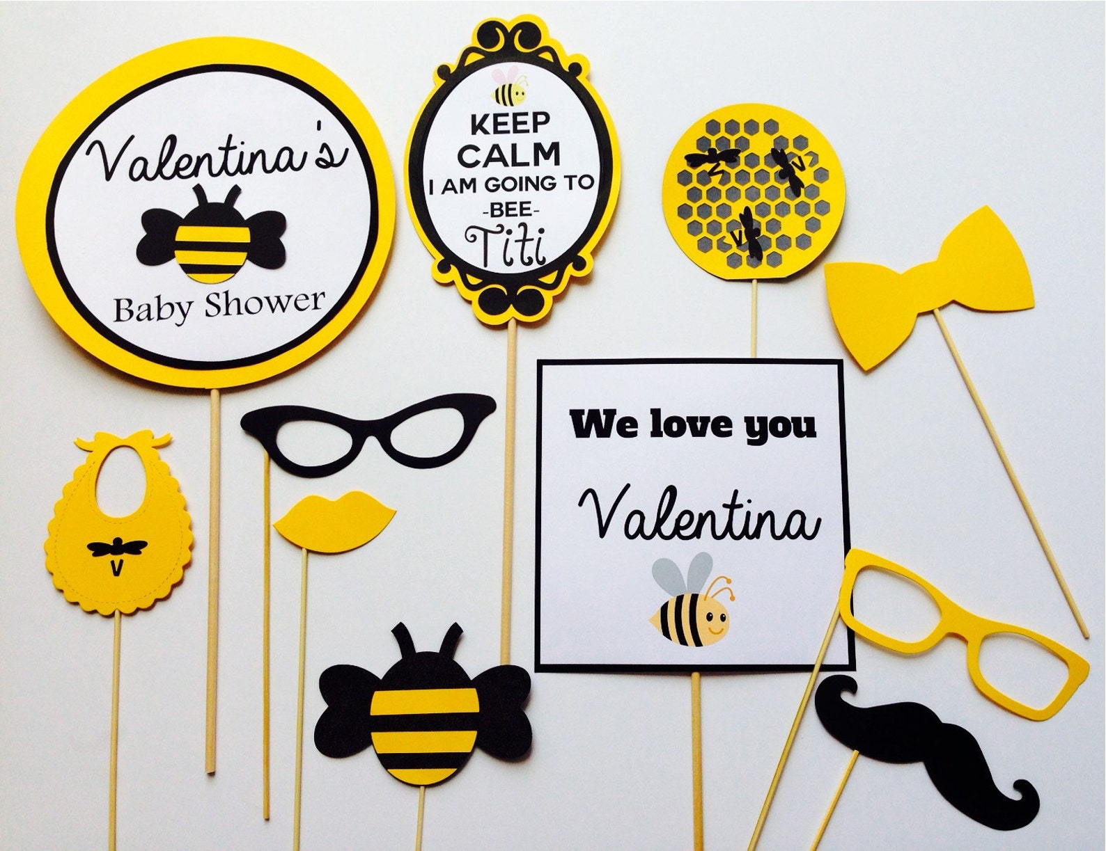 Bee Party Photo Props - Etsy