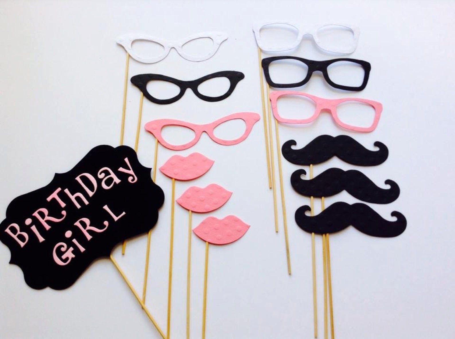 Chic Birthday Photo Props - Etsy