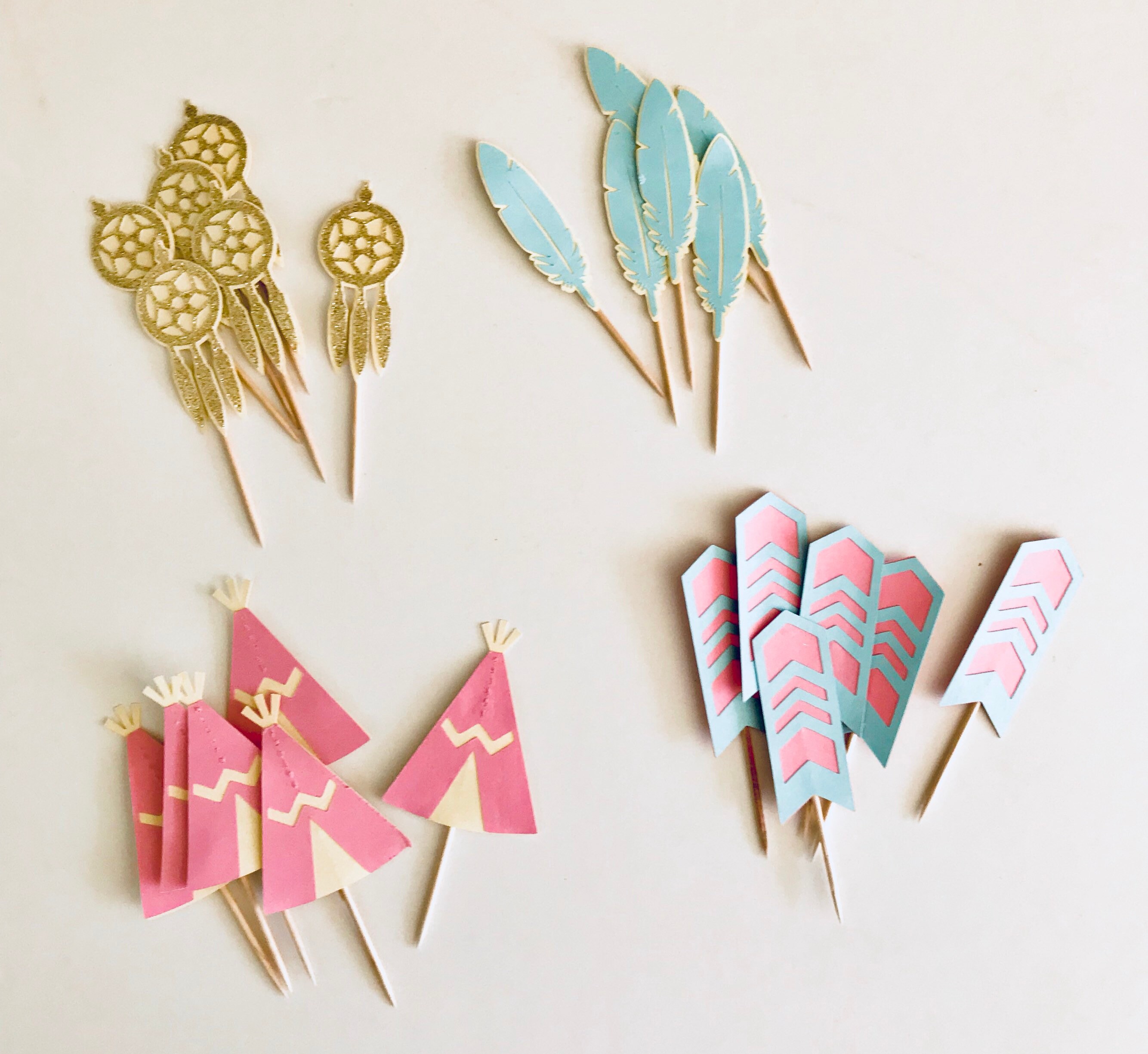 Tribal Cake Toppers - Etsy