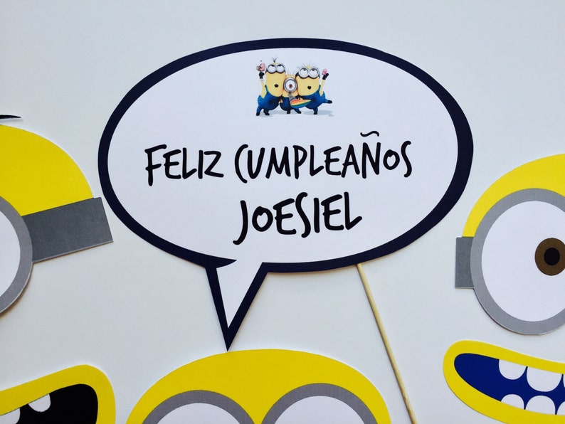 Minion Theme Party Props - Etsy