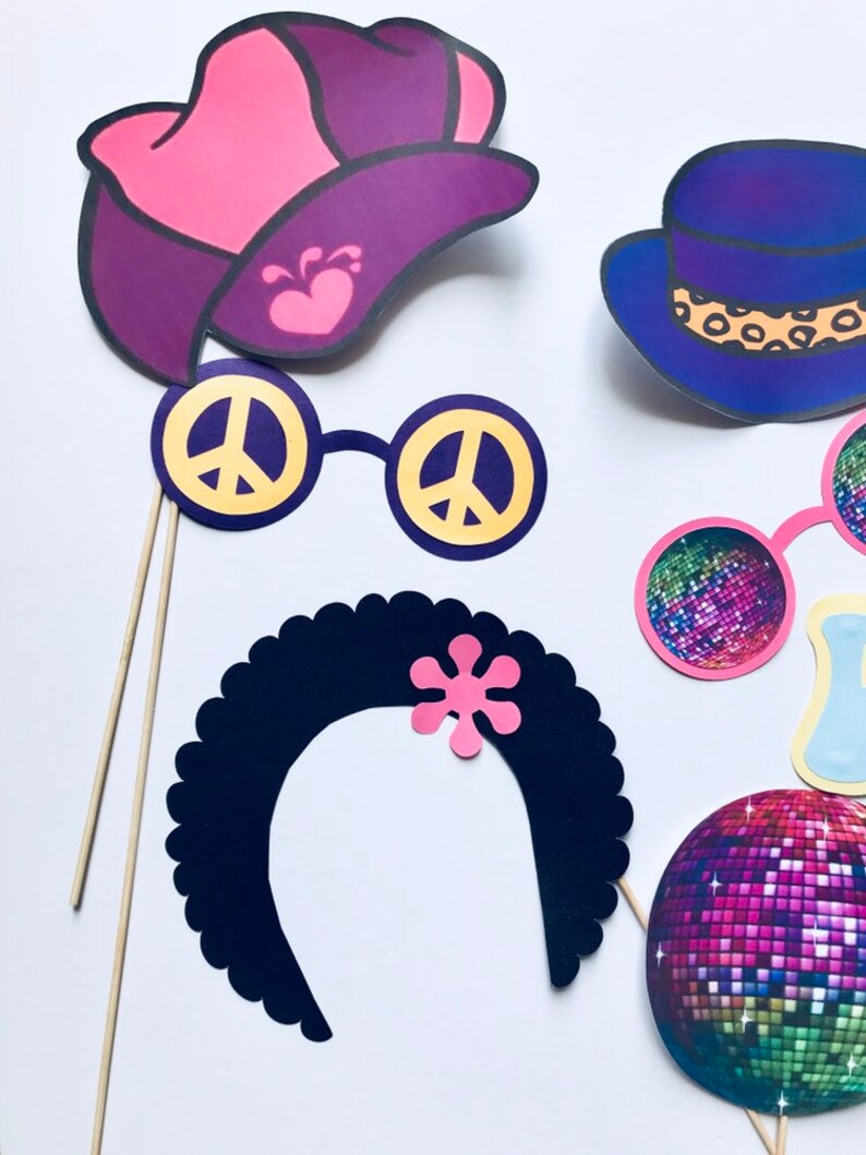 70's Style Photo Props - Etsy