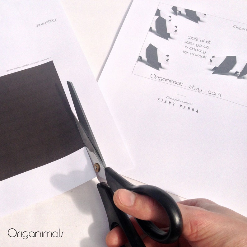 Penguin Origami - Printable Design & Instructions. - Etsy