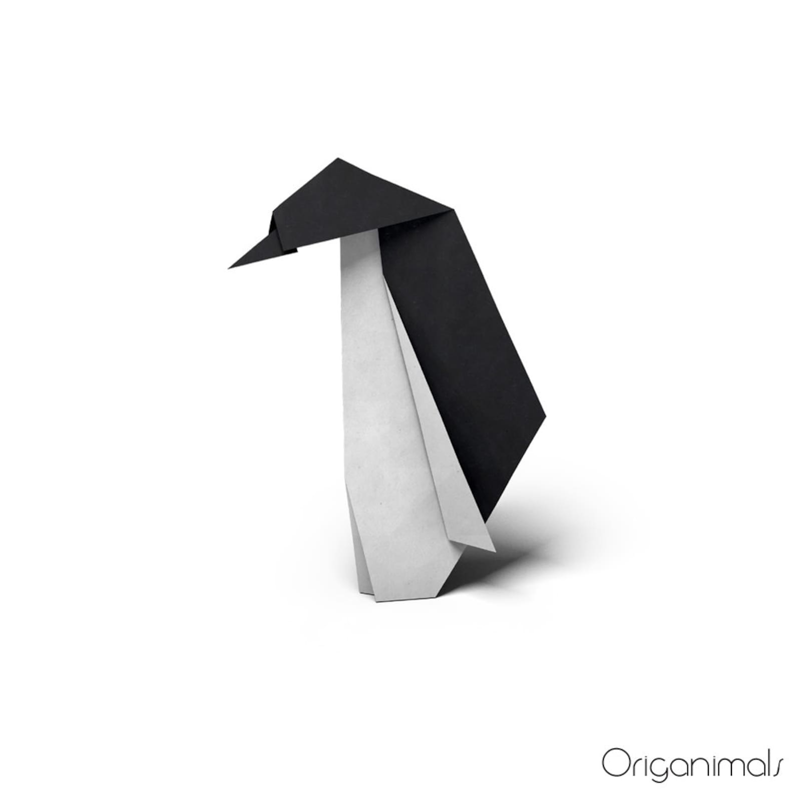 Penguin Origami - Printable Design & Instructions. - Etsy