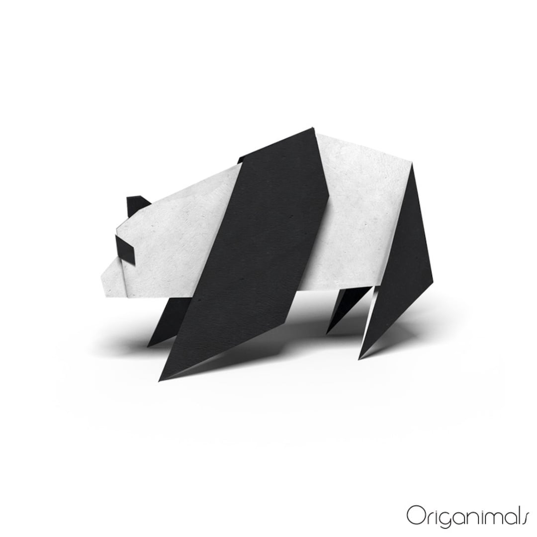Panda Origami - Printable Design & Instructions. - Etsy