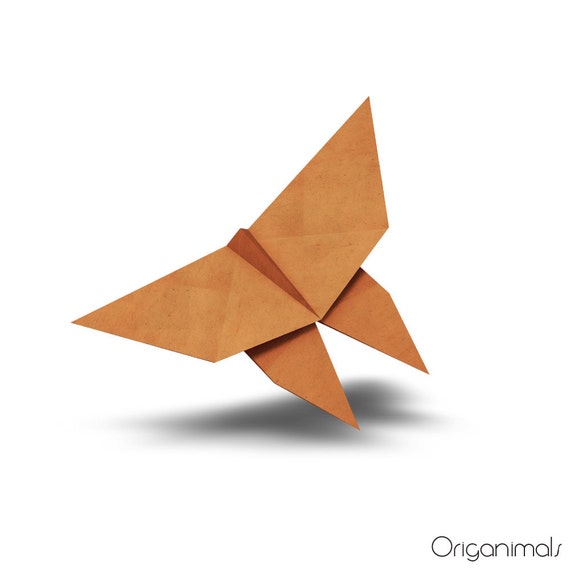 Butterfly Origami Printable Design & Instructions | Etsy