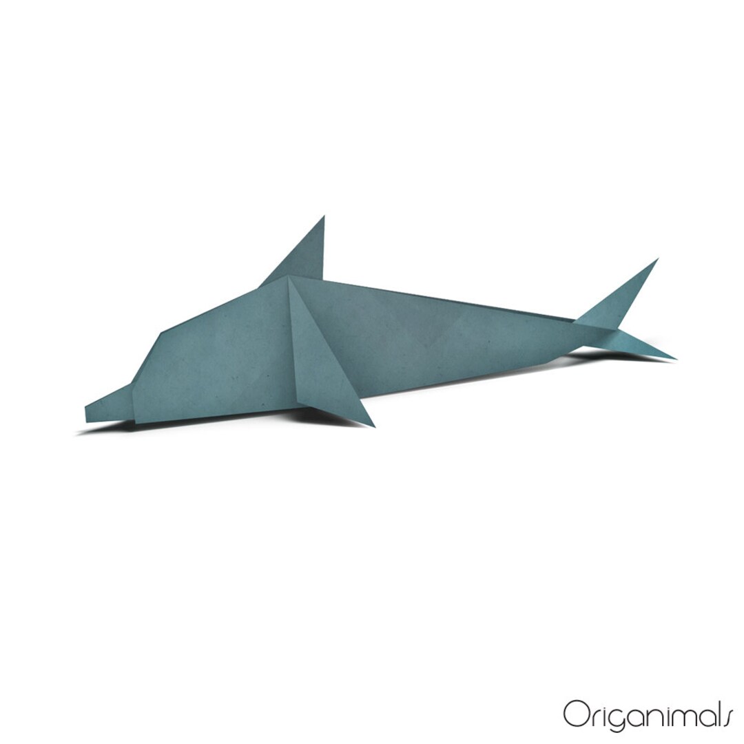 Dolphin Origami - Printable Design & Instructions - Etsy