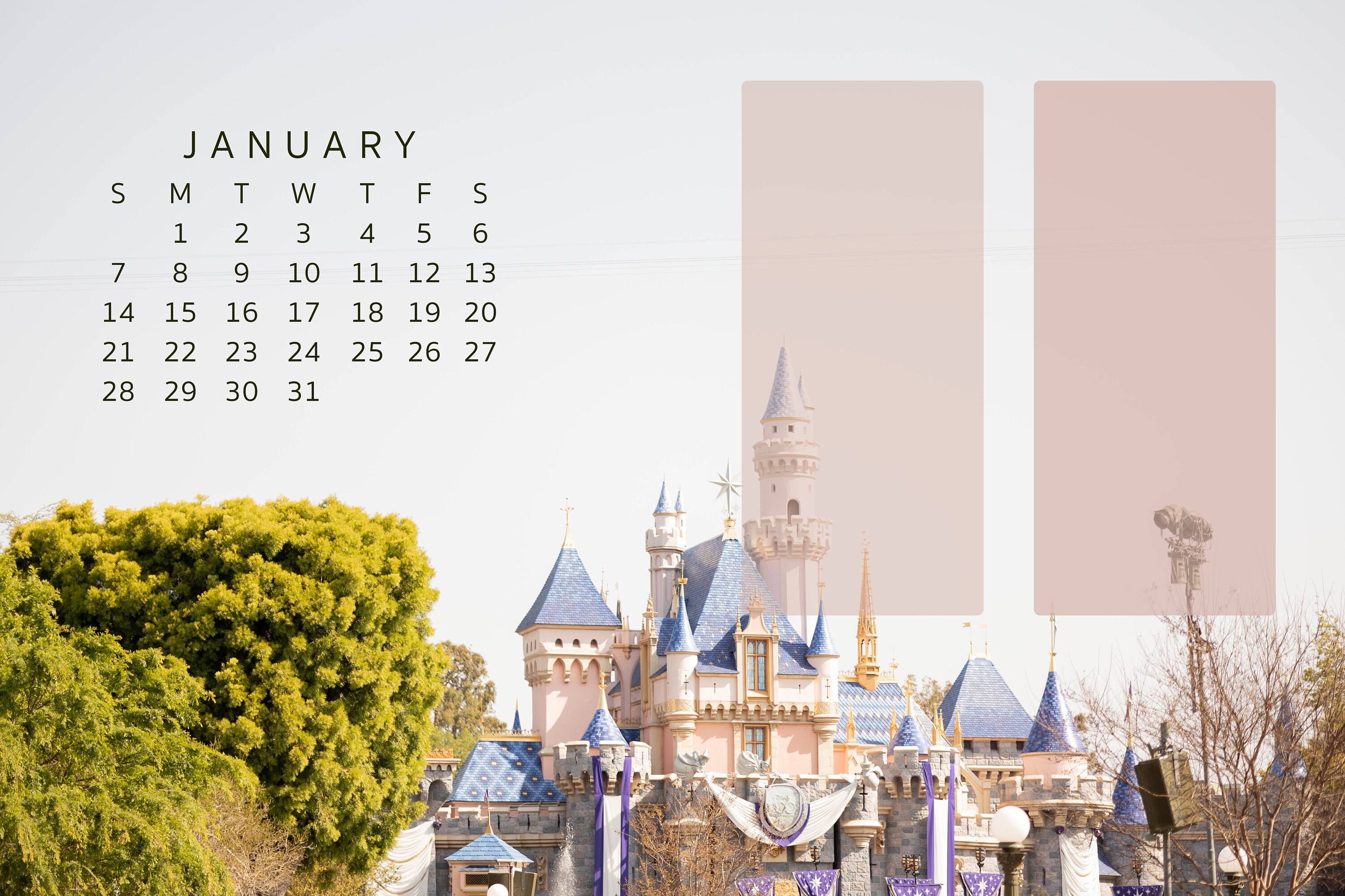 Theme Park Photo Screensaver Calendar, Screensaver Calendar ...