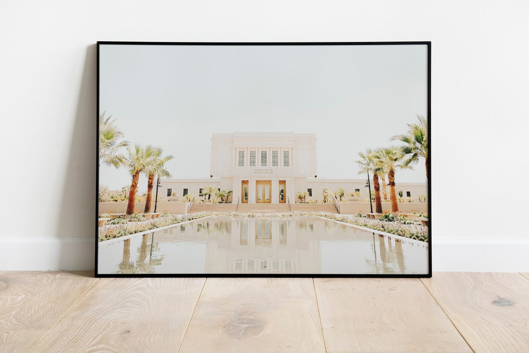 Mesa Arizona Temple Print, Temple Print, Temple Art, Temple Wall Art ...