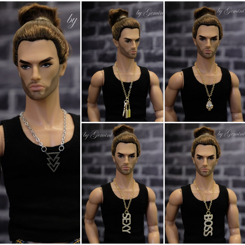 1/6 Scale Man Gold Pendant - Etsy Canada