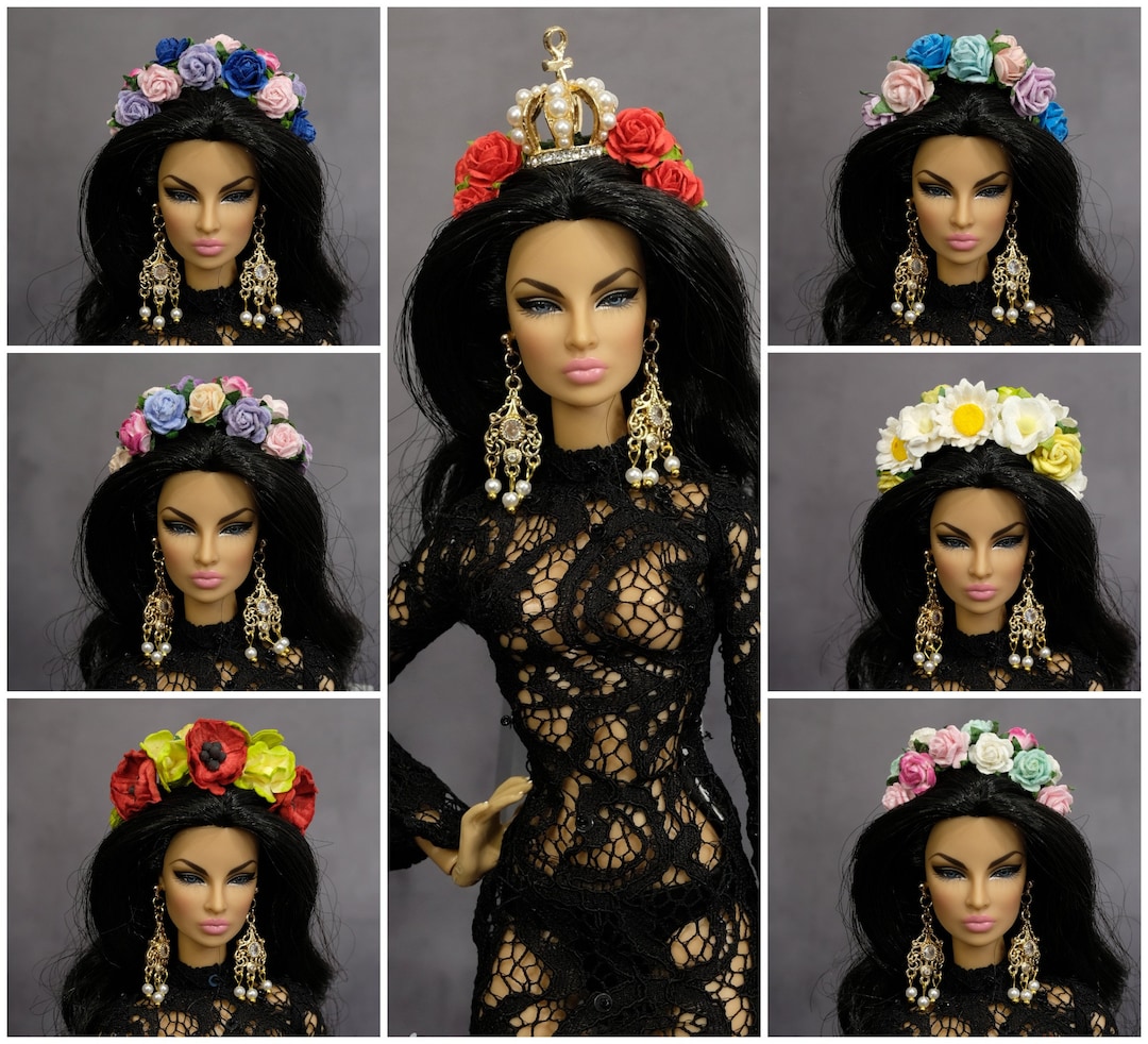 Flower Crown Headband Floral Headpiece Hair Jewelry for 1/6 - Etsy