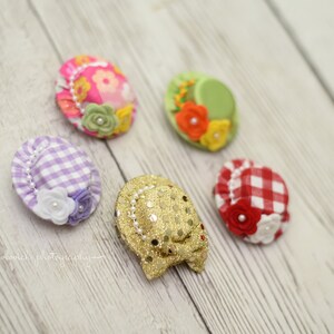 Gold Mini Hat Headband Sparkly Mini Hat Clip With Bow - Etsy