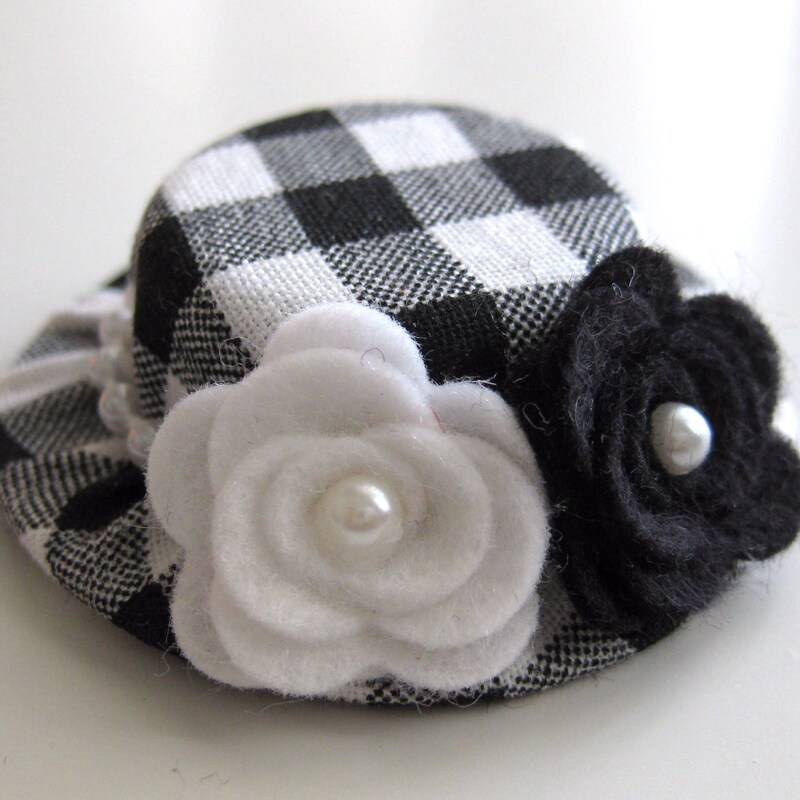 White Mini Top Hat - Etsy