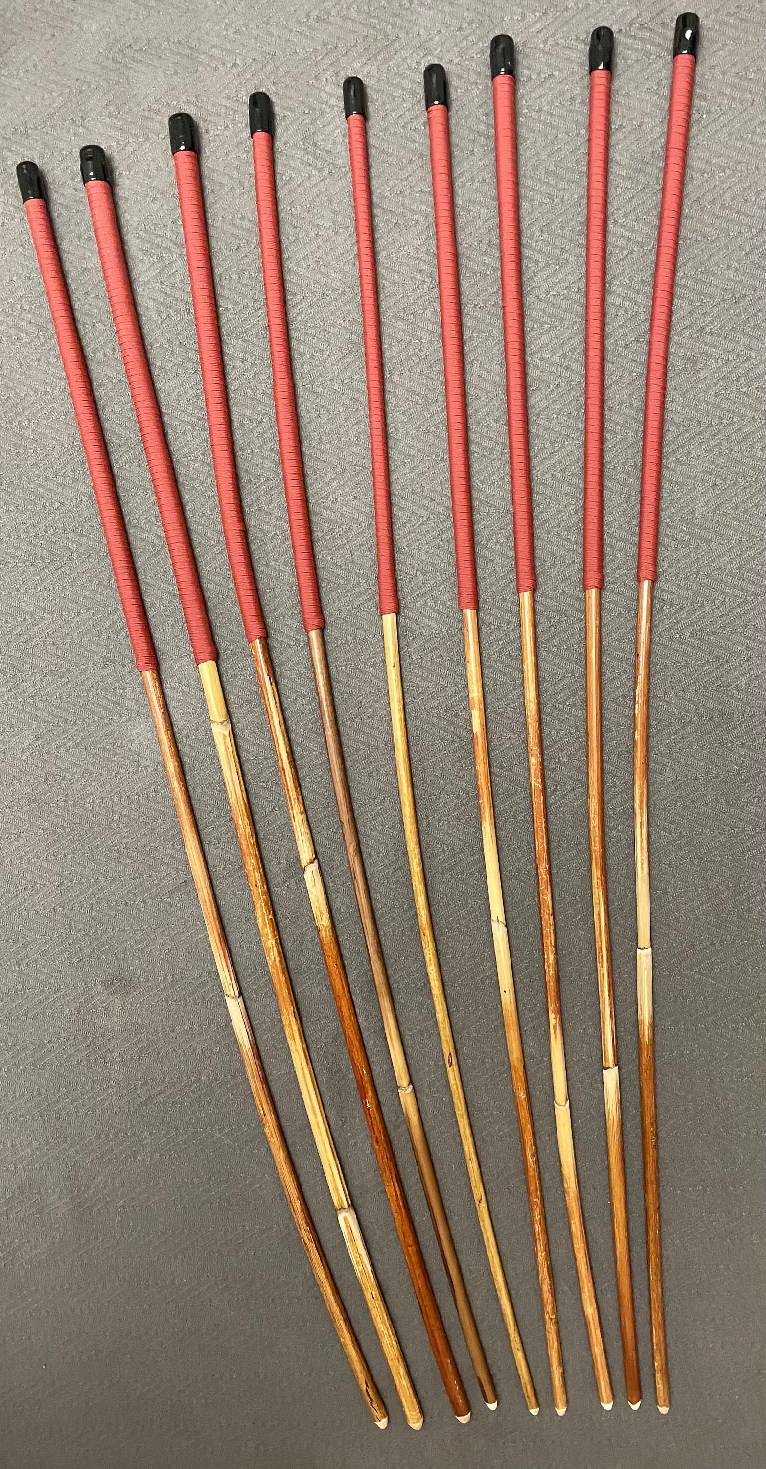 Sales Special - Set of 9 Classic Dragon Rattan Punishment Canes ...