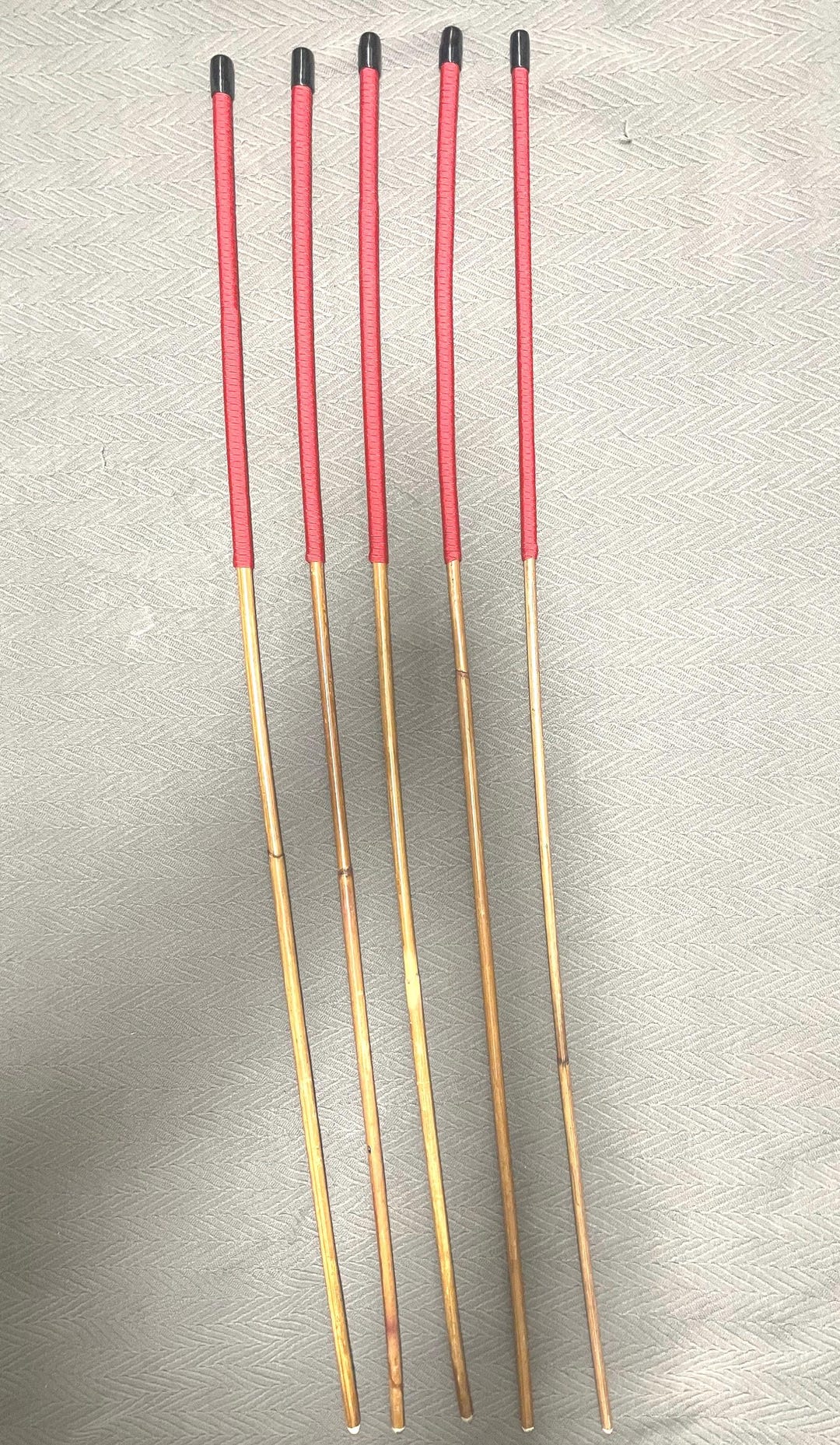 The Regina Special Five Set of 5 Smoked Dragon Canes - 14” Imperial Red ...