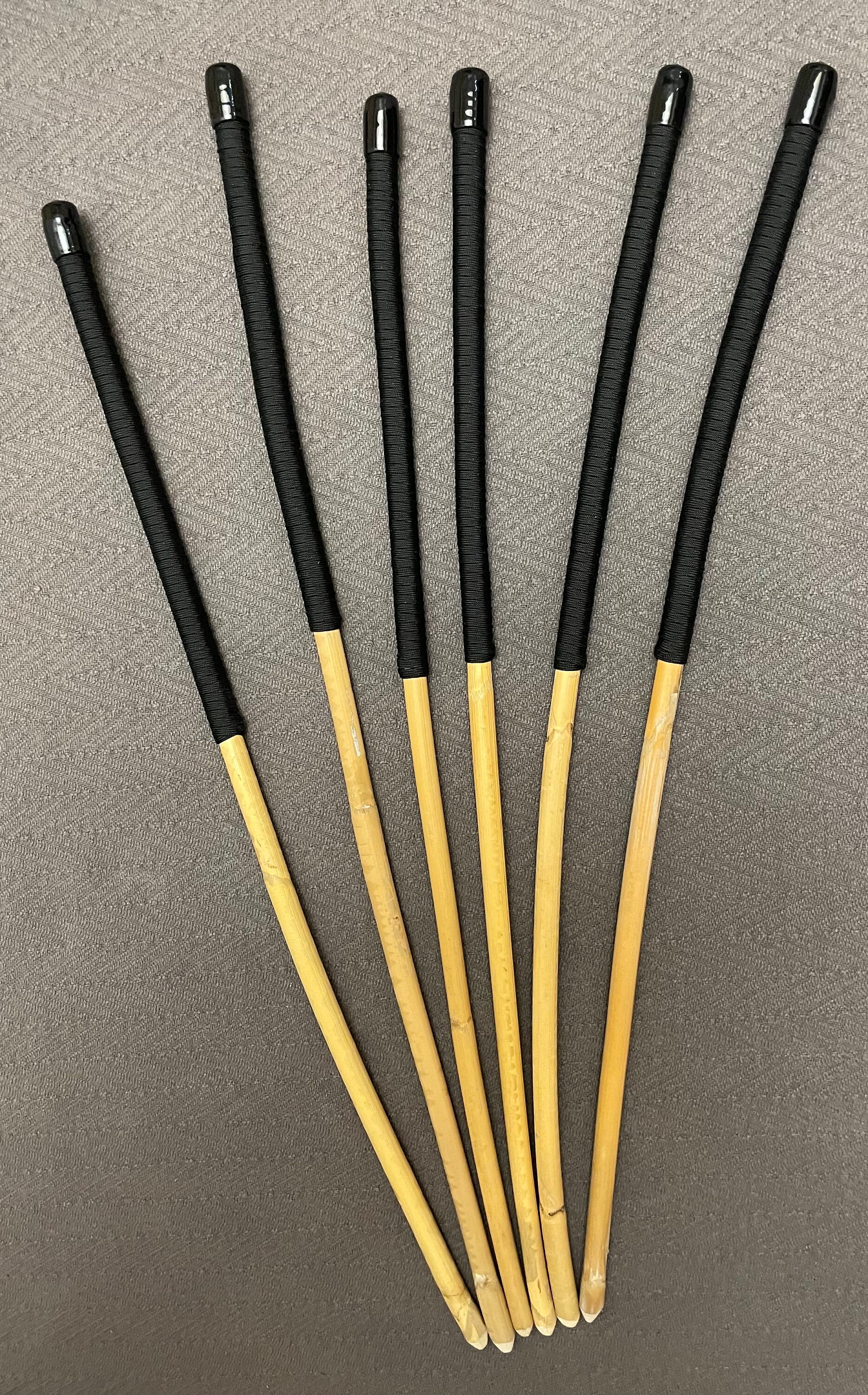 OTK Classic Kooboo Cane Six Set of 6 Kooboo OTK Punishment Canes BLACK ...