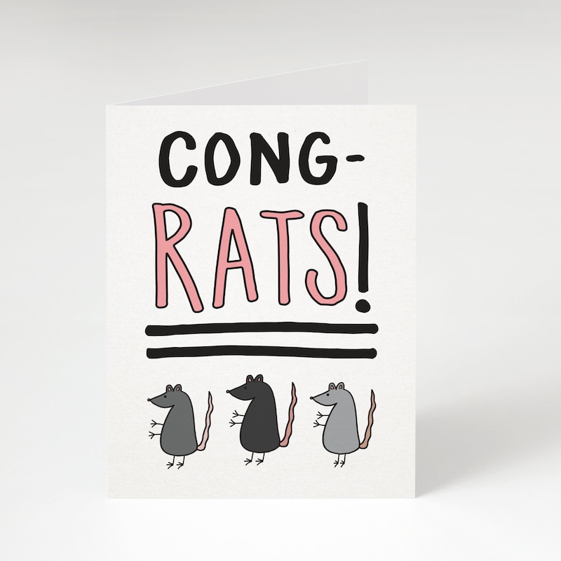 Rat Card - Etsy