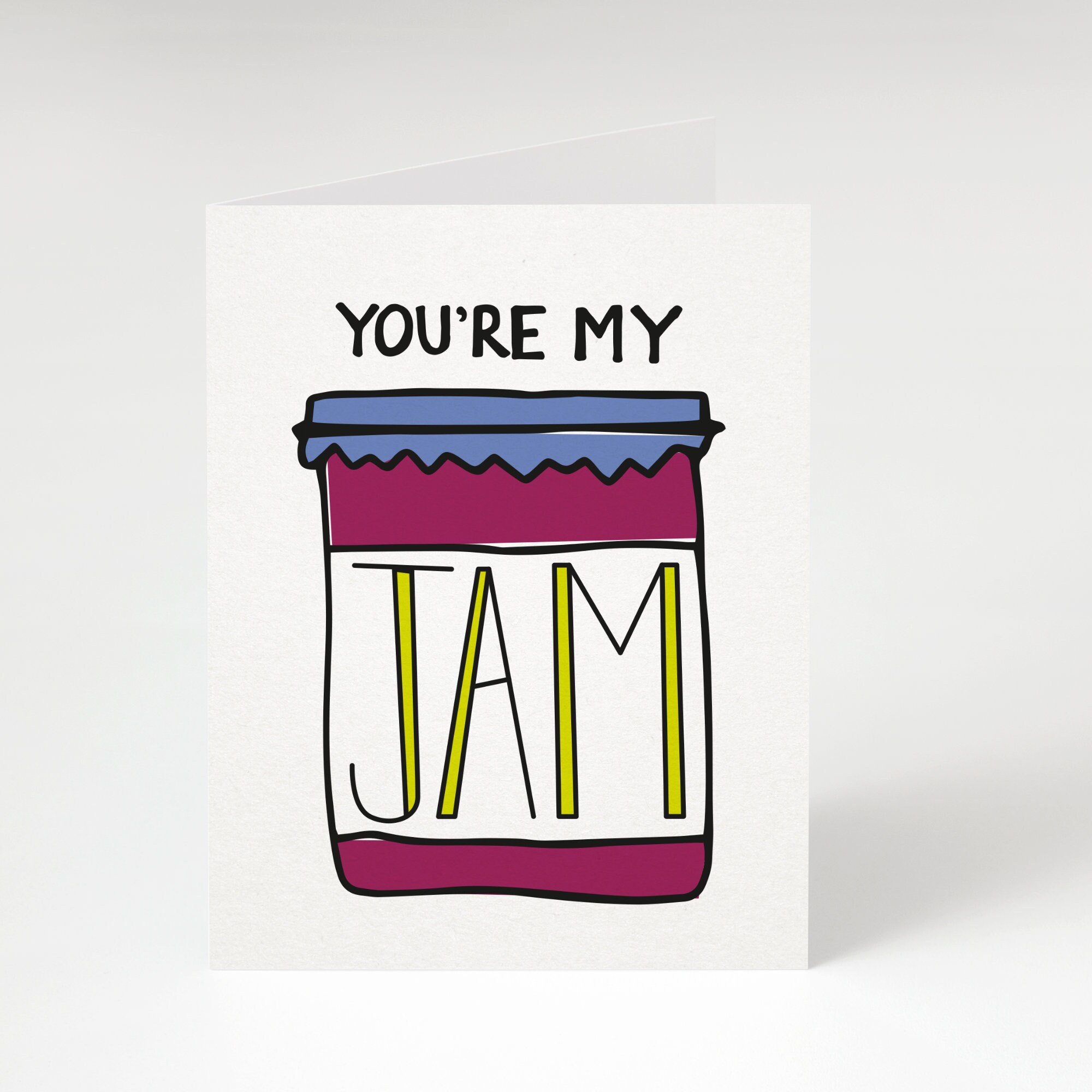 You're My Jam Card Greeting Card. Love Card. Funny - Etsy