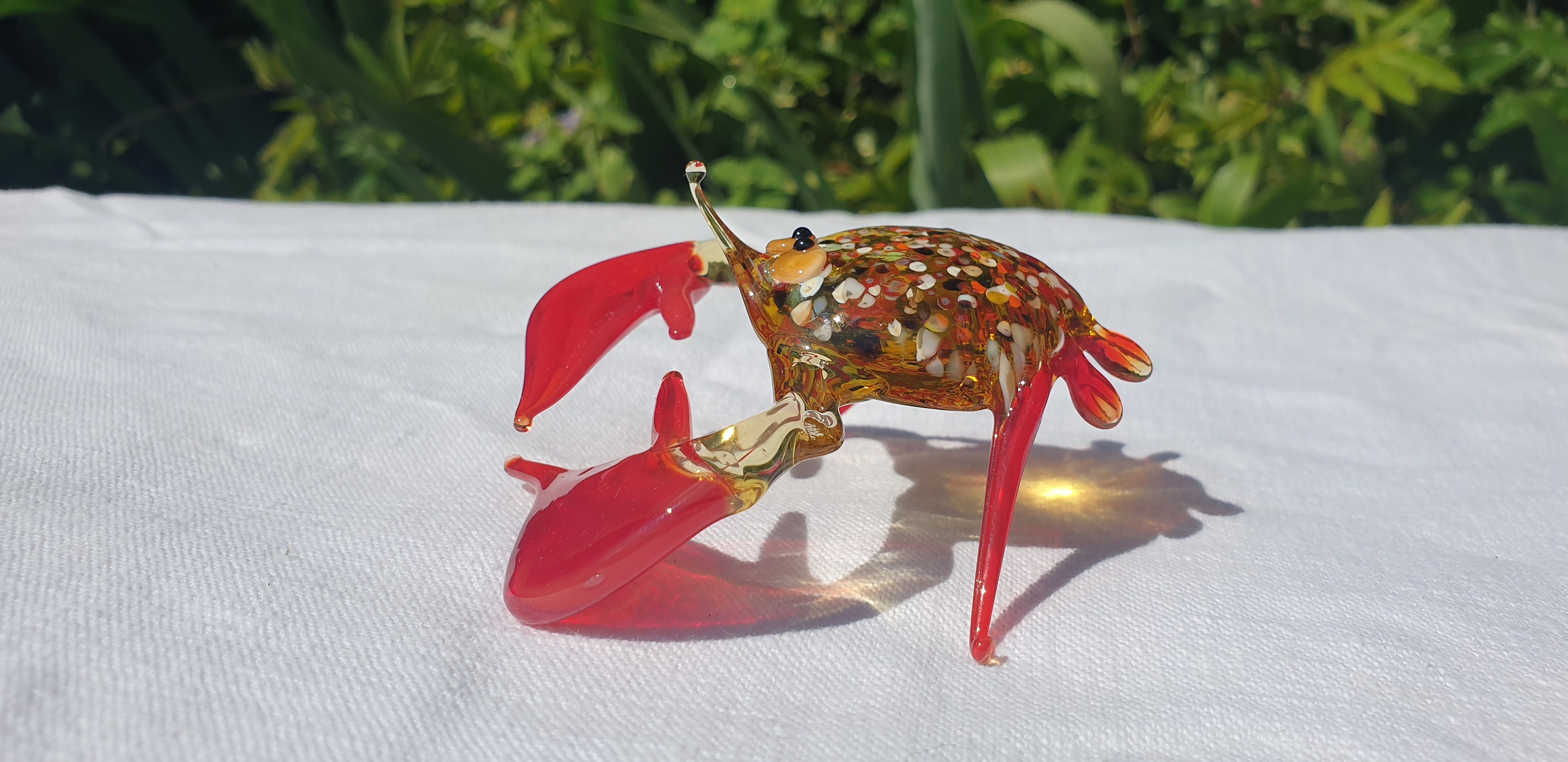 SET OF SIX Beautiful Vintage Glass Animals Multicoloured, Handmade ...