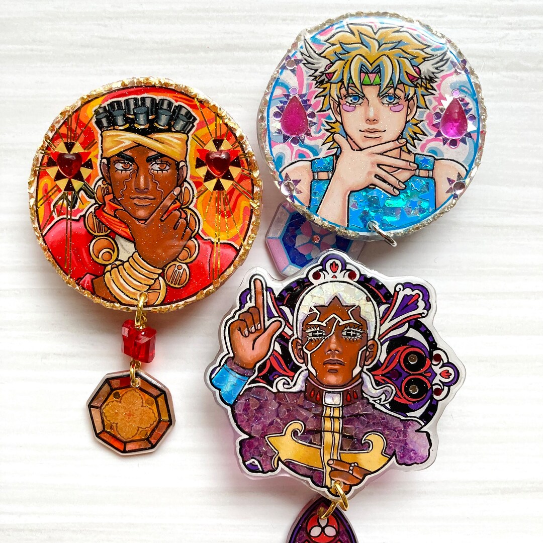 Avdol, Caesar, OR Pucci Badges / Pins - Etsy
