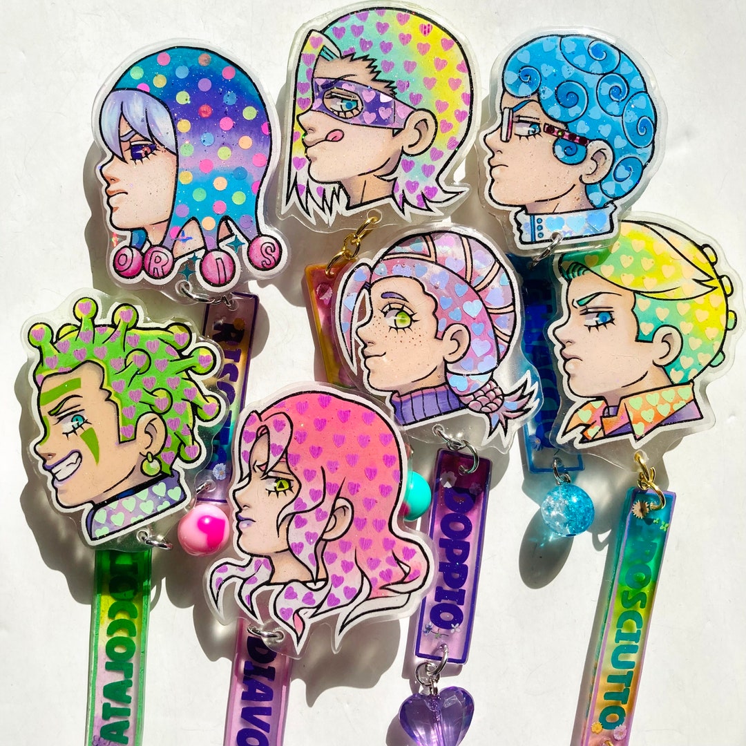 Part 5 villains Assorted Character Badge / Pin - Etsy