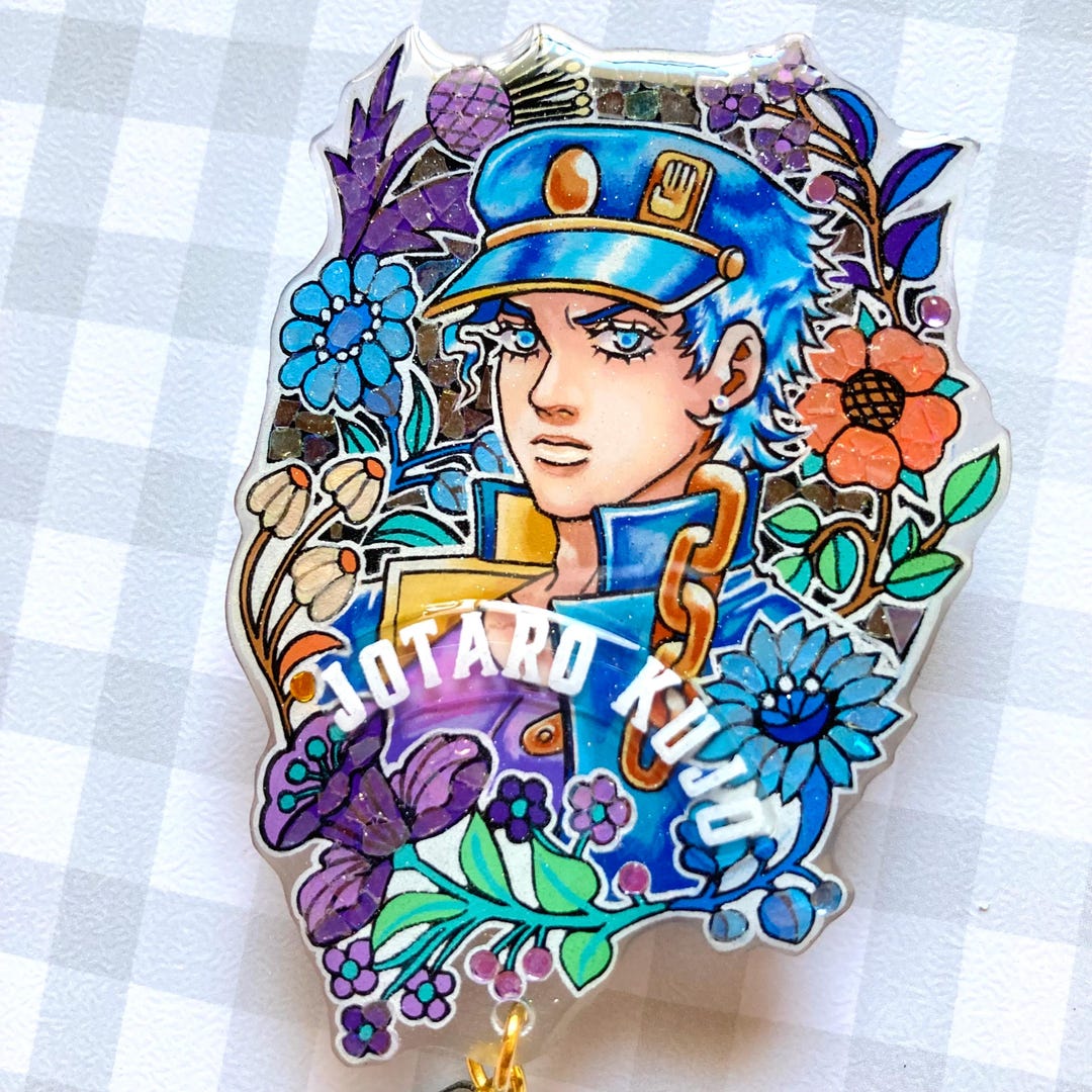Flower Garden Jotaro Badge / Pin - Etsy