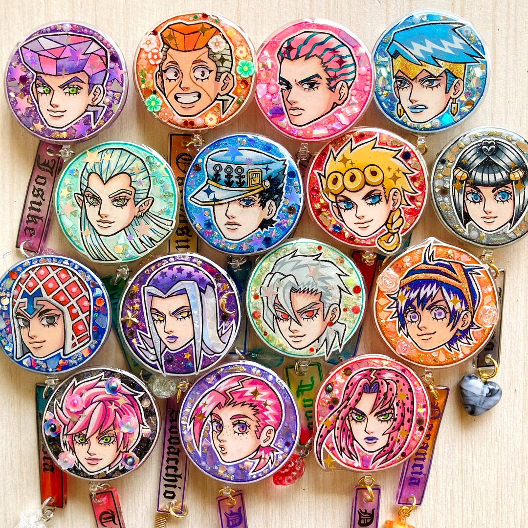 Part 4 OR 5 Assorted Character Badges - Etsy