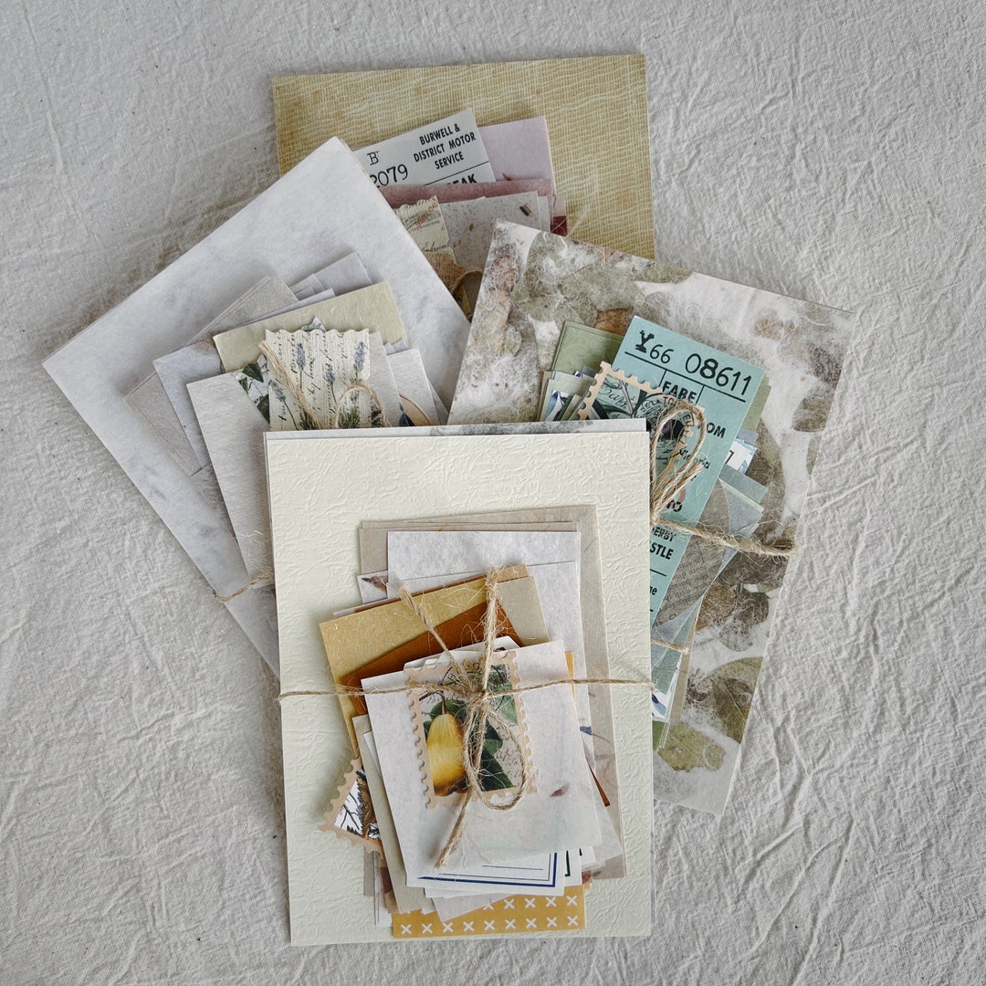 Scrapbook Set - Aesthetic Journal Kit - Junk Journaling - Floral Themed ...