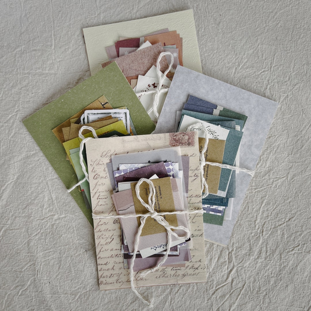 Scrapbook Set - Aesthetic Journal Kit - Junk Journaling - Poetry Themed ...