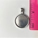 DIY Pendant Kit. 20mm Glass Cabochon & Silver Toned Round Pendant Tray ...