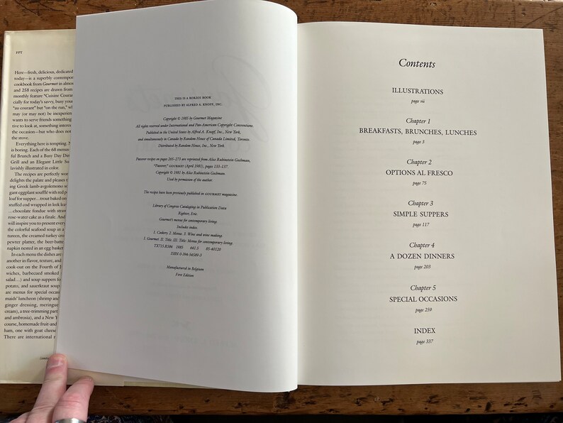 Gourmet's Menus for Contemporary Living - Etsy