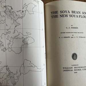 The Soya Bean and the New Soya Flour by CJ Ferree - Published 1929 - Etsy