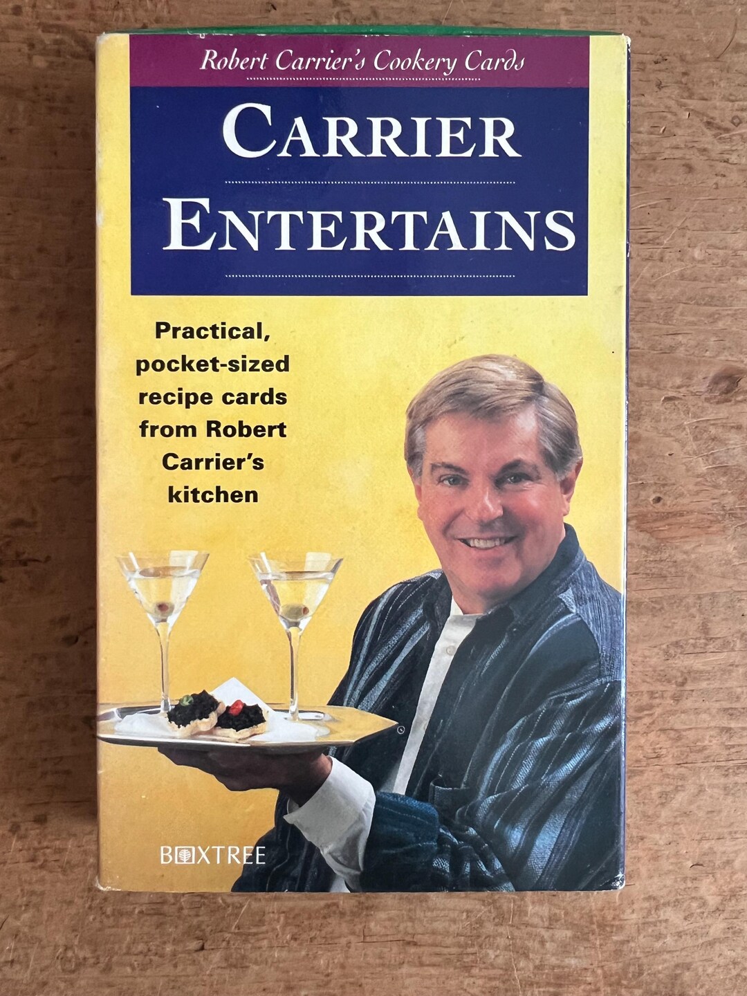 Robert Carrier's Cookery Cards Carrier Entertains - Published 1995 - Etsy