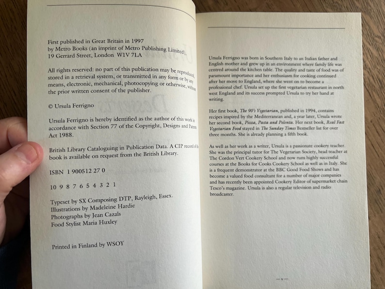 Ursula's Italian Cakes and Desserts by Ursula Ferrigno - Published 1997 ...