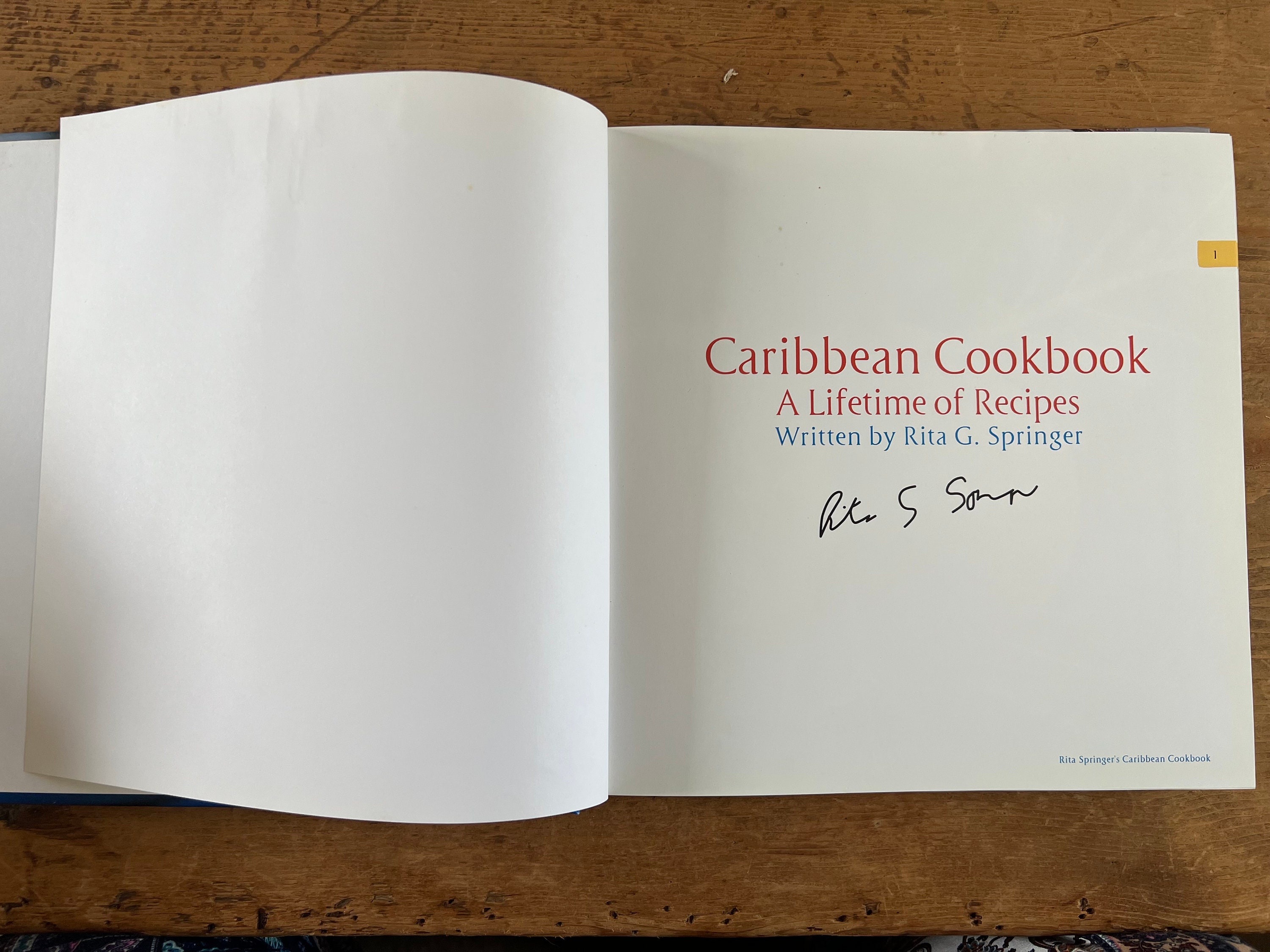 Caribbean Cookbook by Rita G. Springer - Etsy