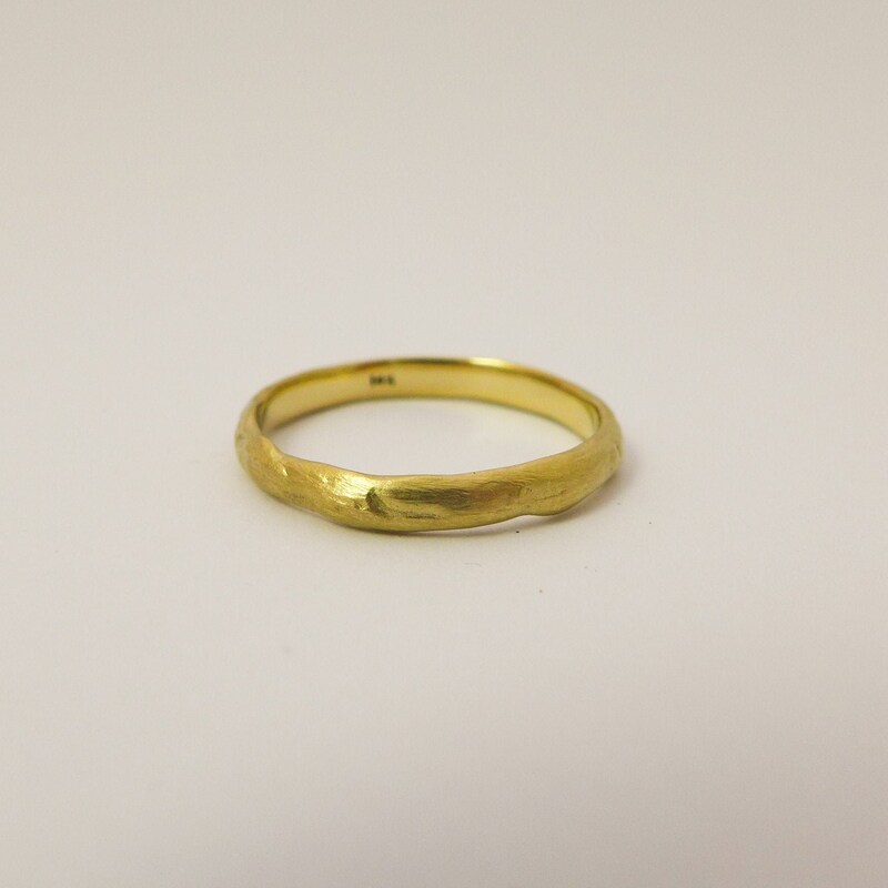 Rustic Wedding Band - Etsy