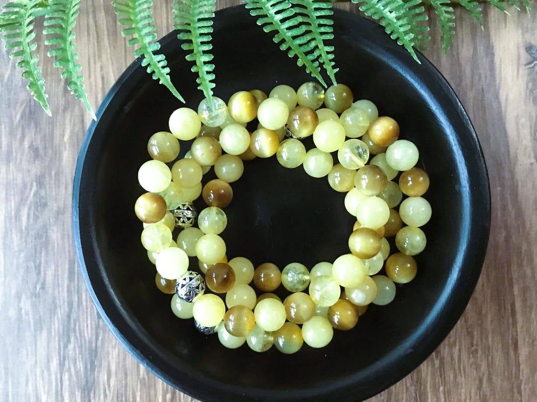 Reiki Infused Solar Plexus Chakra Gemstone Bracelet - Healing, Balance ...